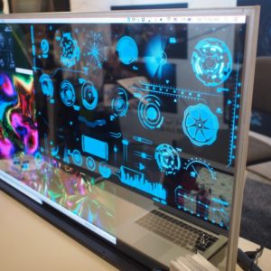 TRANSPARENT TOUCH SCREEN OLED Interactive